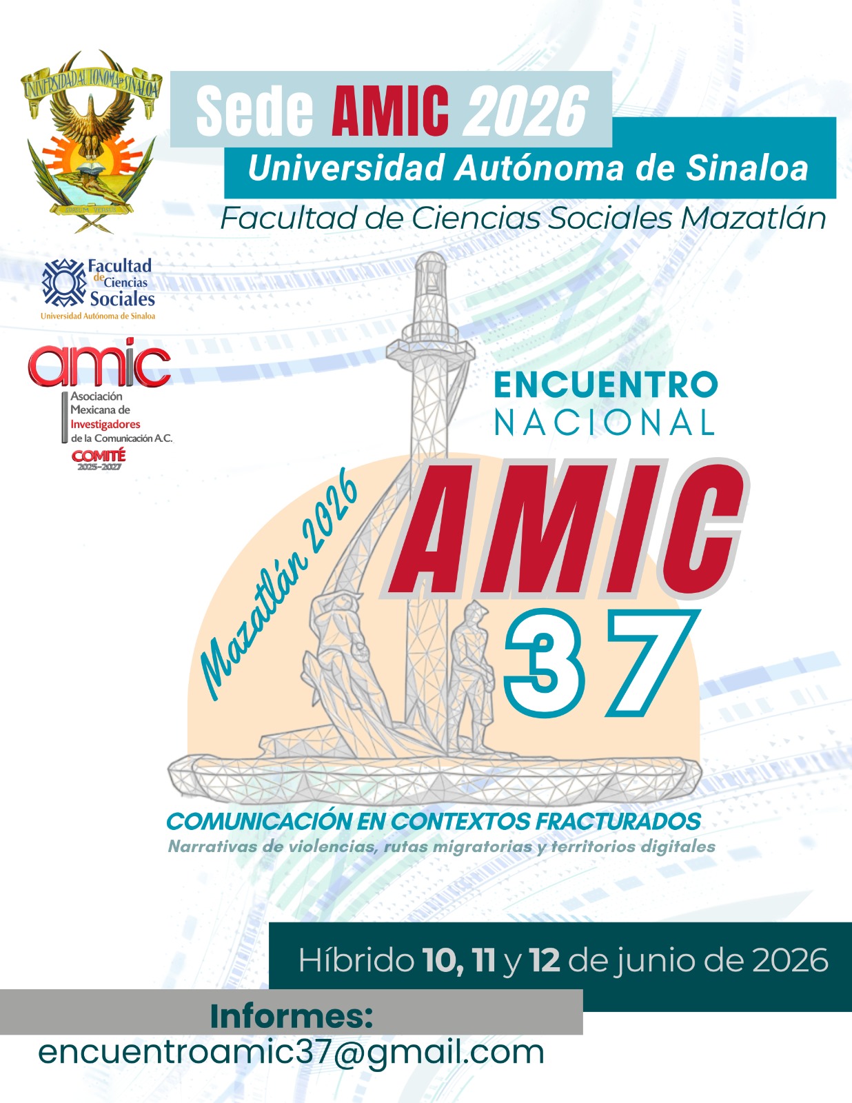 XXXVII Encuentro Nacional AMIC 2026 – Mazatlán